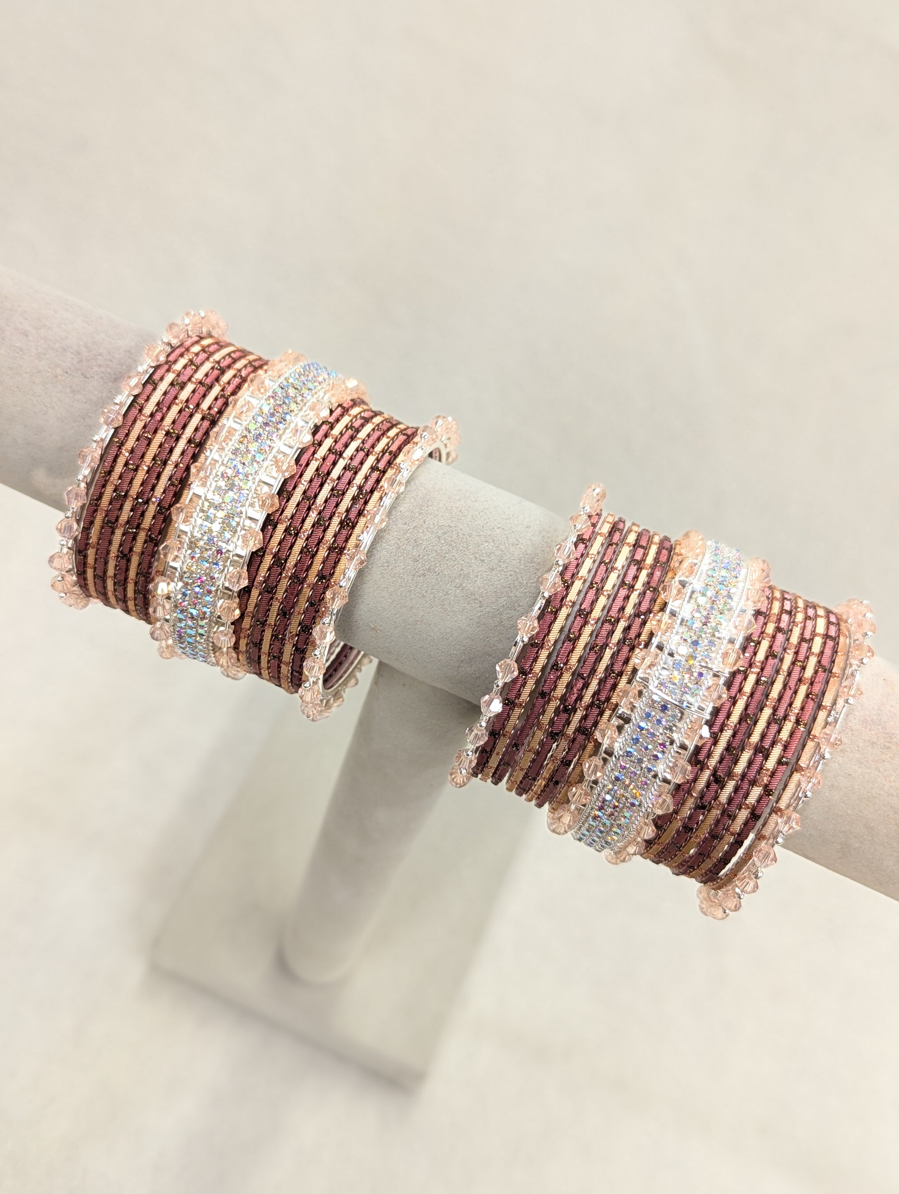 Zara Stone Bangles - 2 Hand Set – Rang Dil